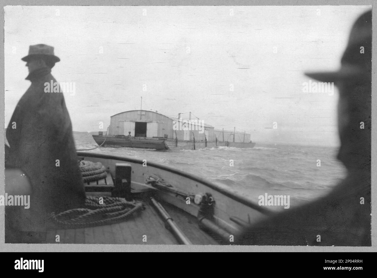 Barges on the Yukon River. Frank and Frances Carpenter collection ...
