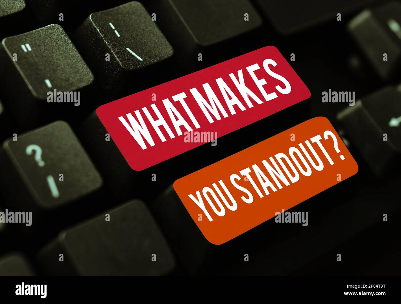 Text caption presenting What Makes You Standout. Business showcase ...
