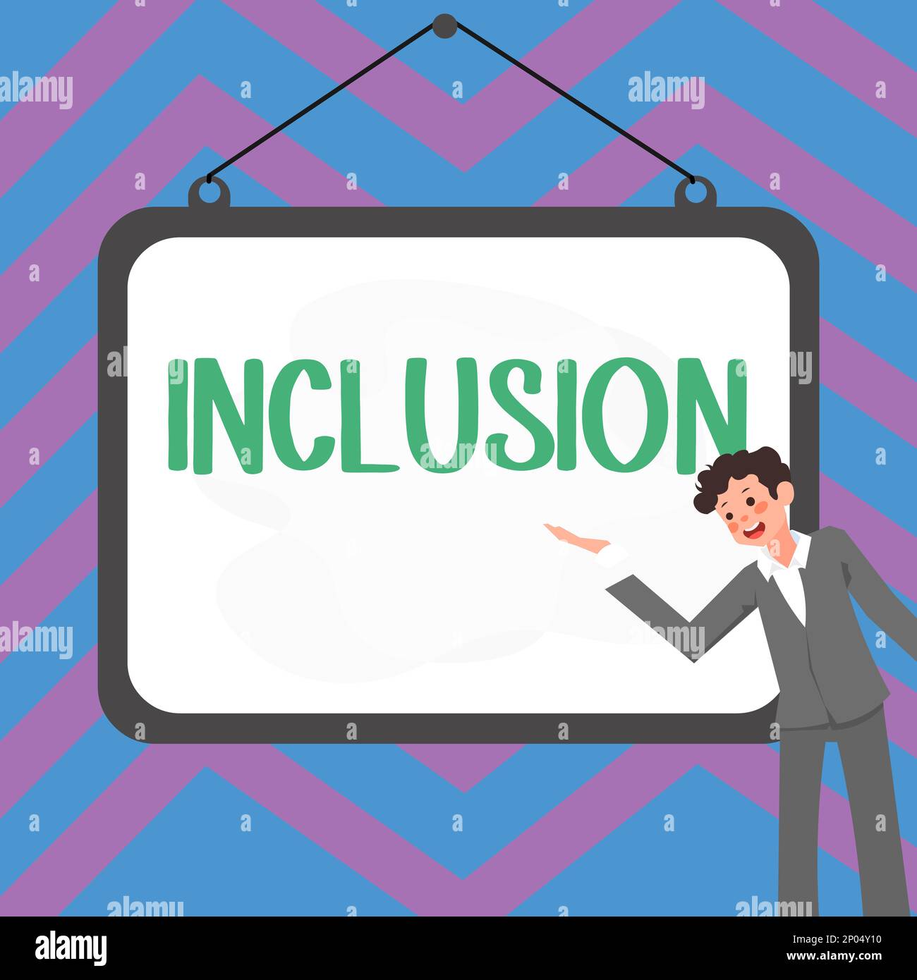 Hand writing sign Inclusion. Internet Concept action state including of ...