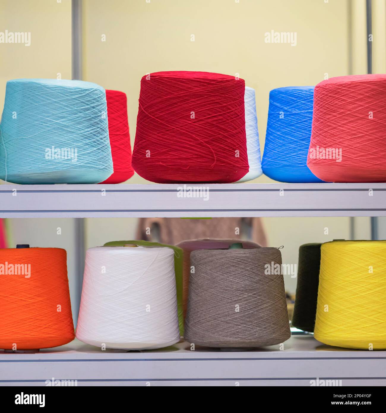 Cone threads textile factory hi-res stock photography and images - Alamy