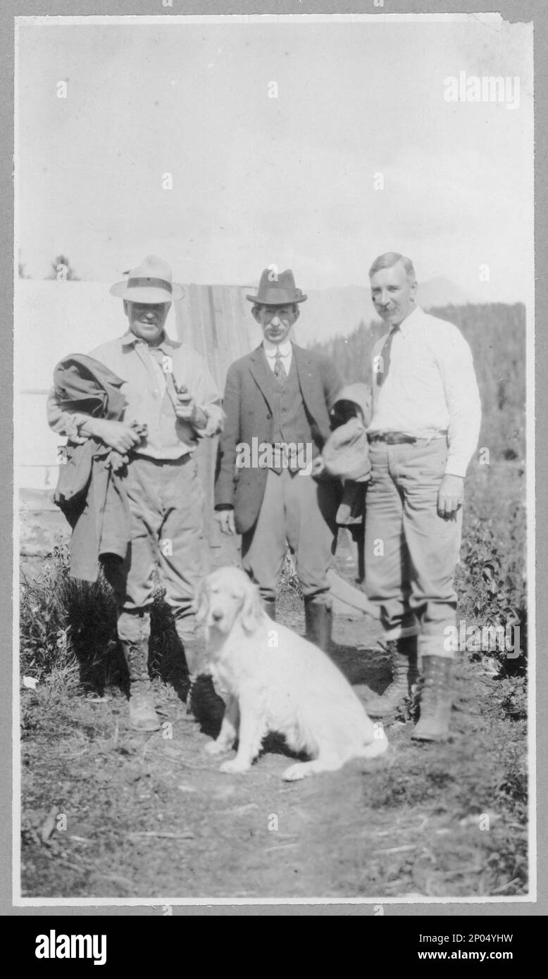 Left to right: Mr. Herron, Frank G. Carpenter and Duncan Stuart. Frank ...