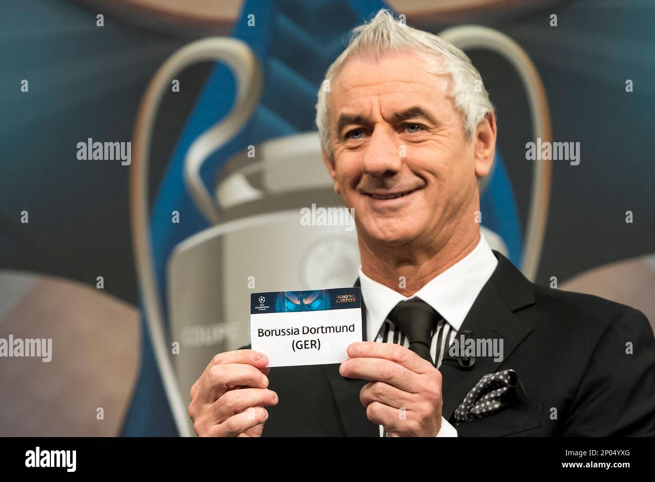 Former Welsh soccer player Ian Rush, and ambassador for the UEFA ...