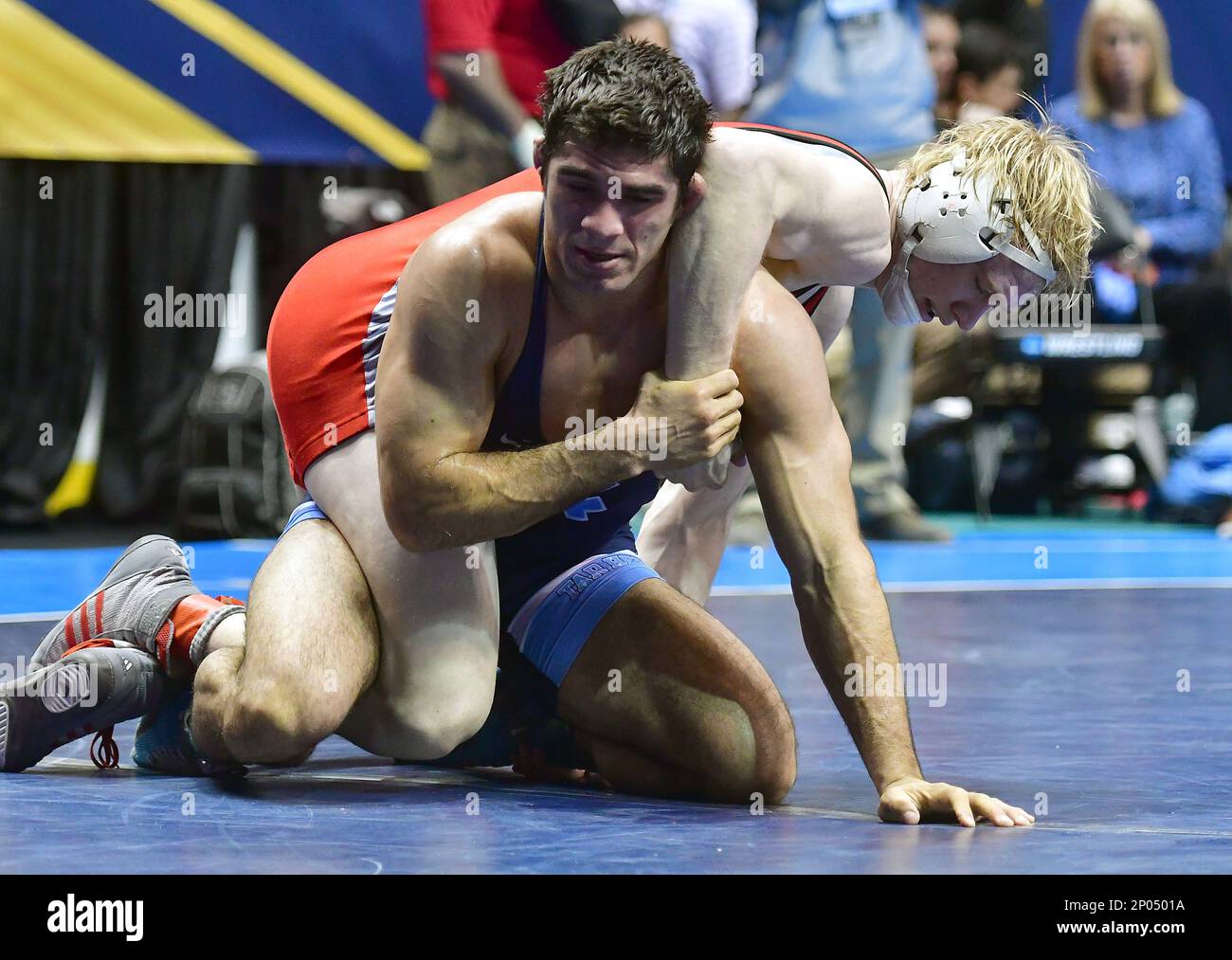 ST. LOUIS, MO. - MARCH 16: Ethan Ramos of North Carolina tries an ...