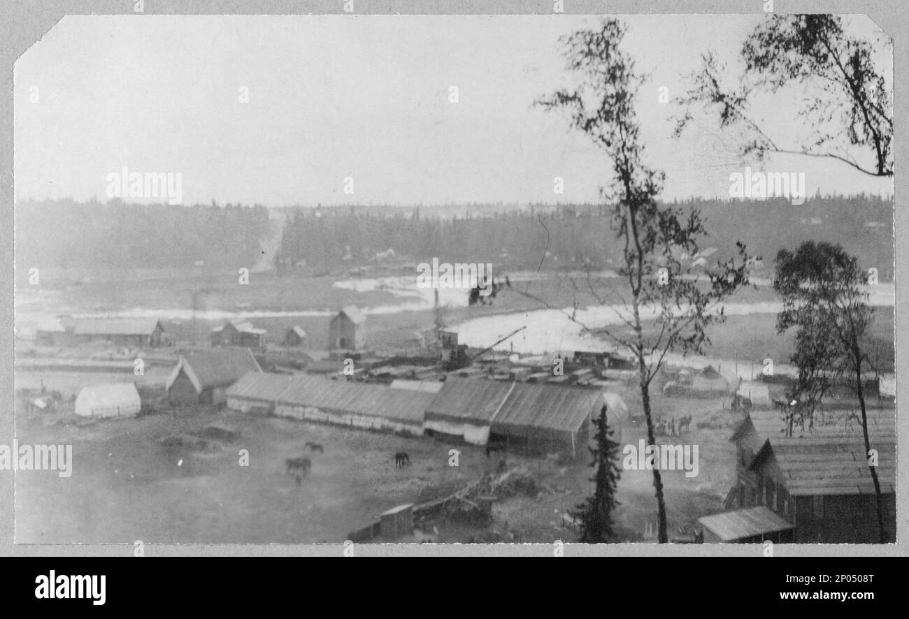 Bird's-eye view of town and river. Frank and Frances Carpenter ...