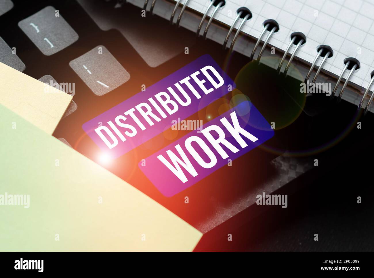 Inspiration showing sign Distributed Work. Business idea practiced by ...