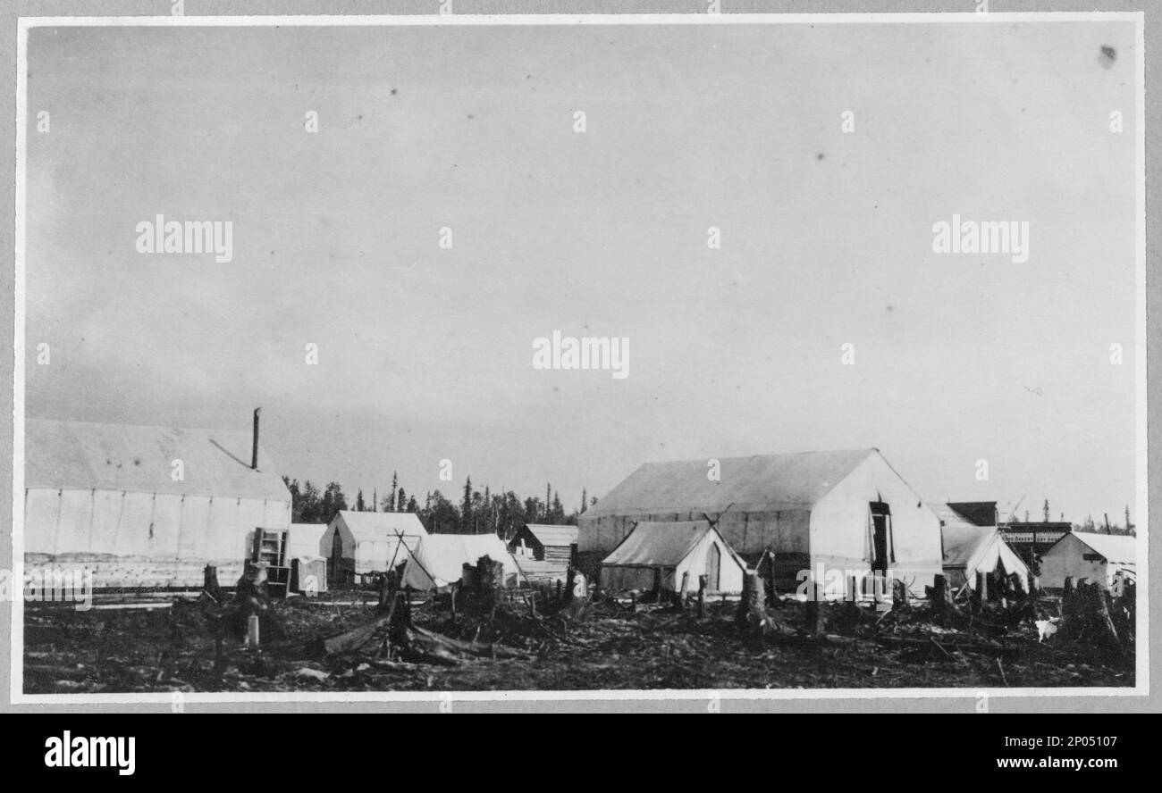 Buildings alaska 1890 1920 Black and White Stock Photos & Images - Alamy