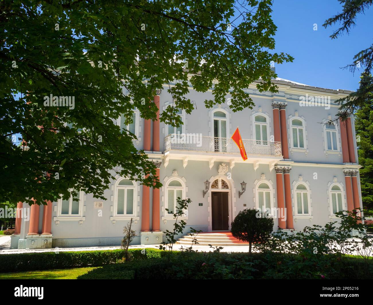 The Blue Palace, Cetinje Stock Photo - Alamy