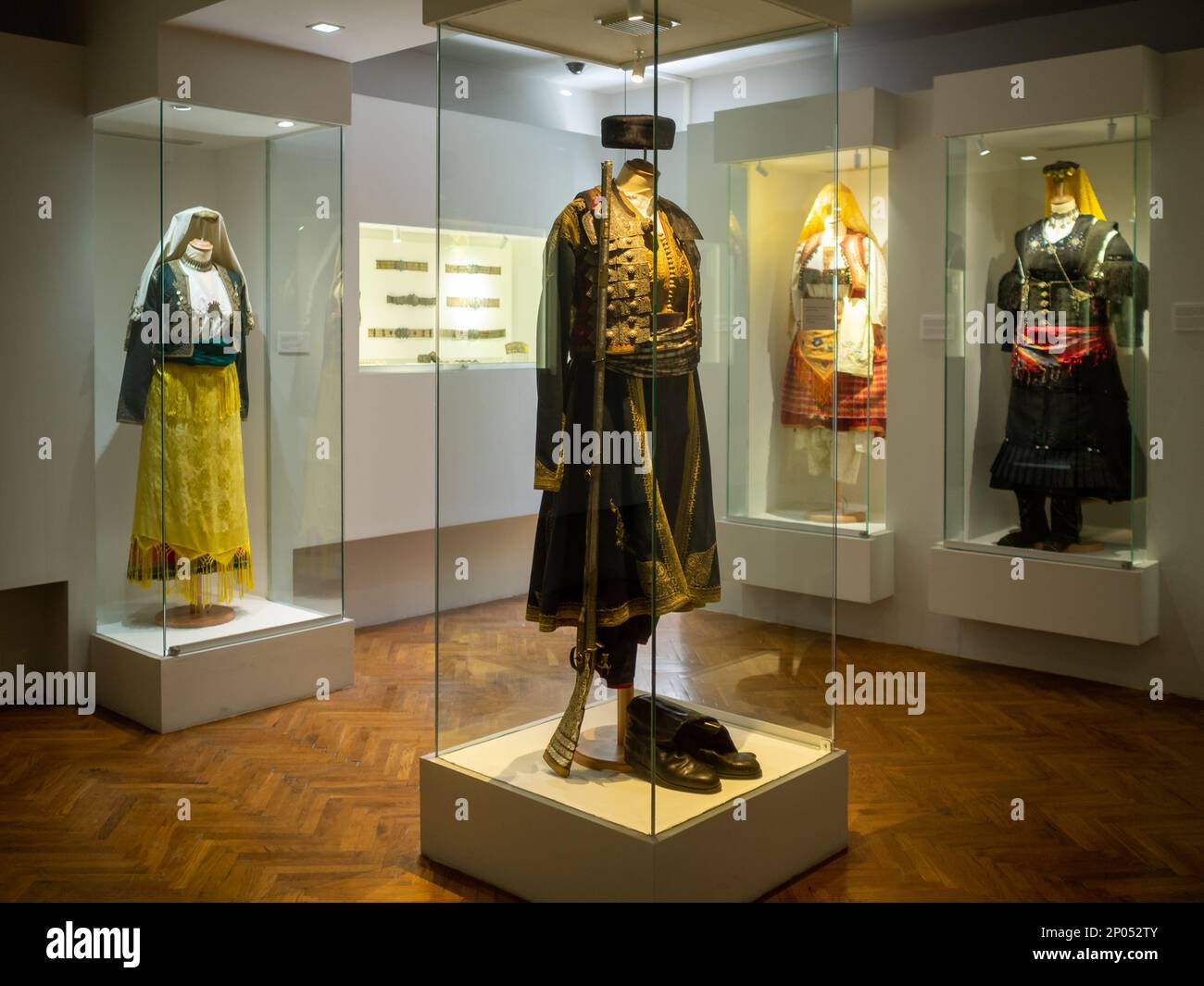 Traditional Montenegrin costumes on display at the Ethnographic Museum ...