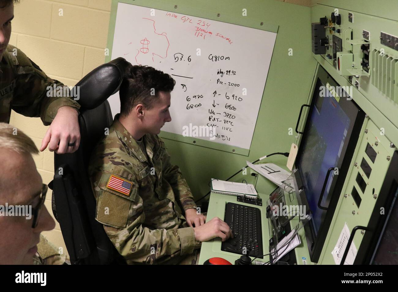 U.S. Army Spc. Jordan Dietrich, a UAS operator with Delta Company ...