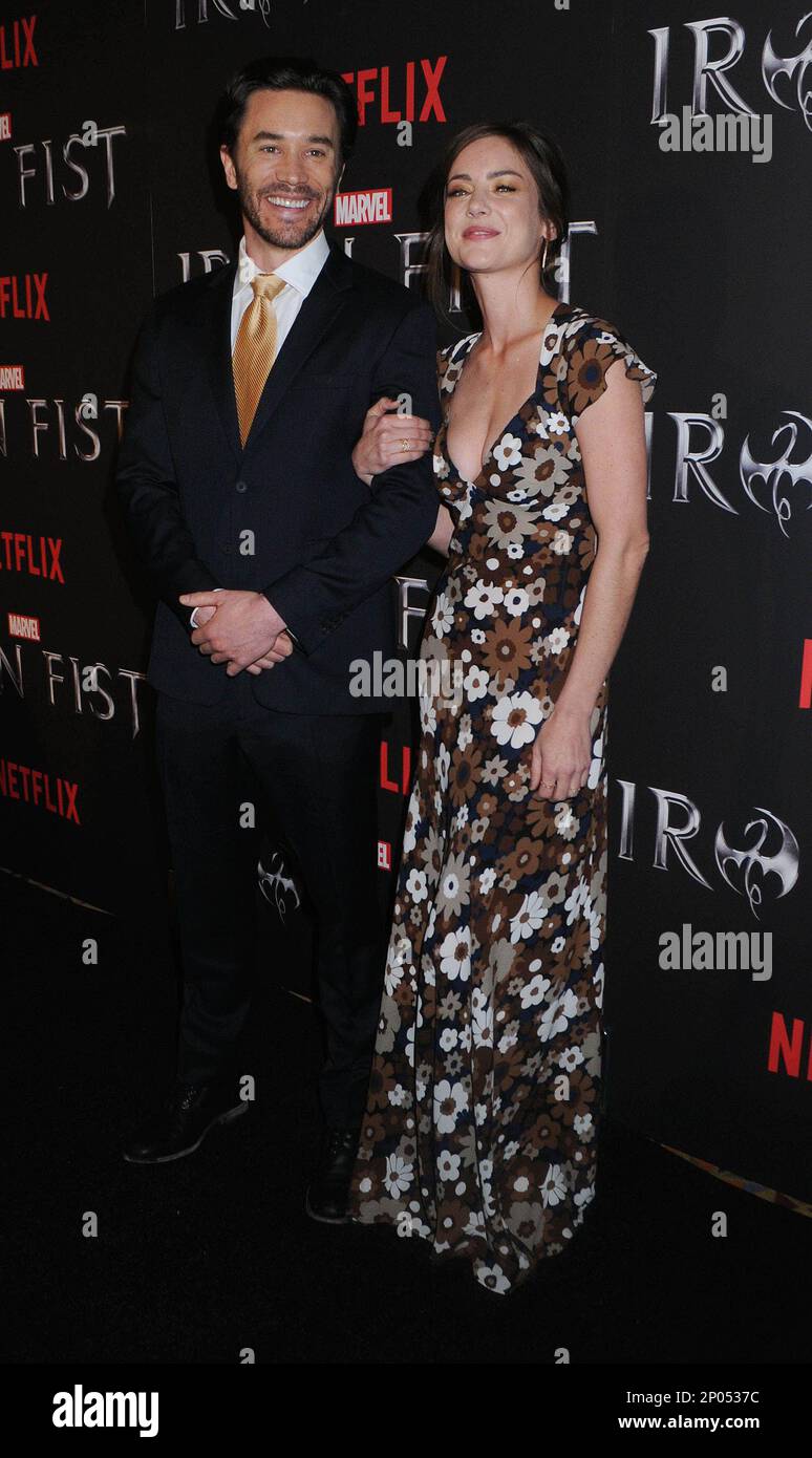 Photo by: Demis Maryannakis/STAR MAX/IPx3/15/17Tom Pelphrey and Jessica ...