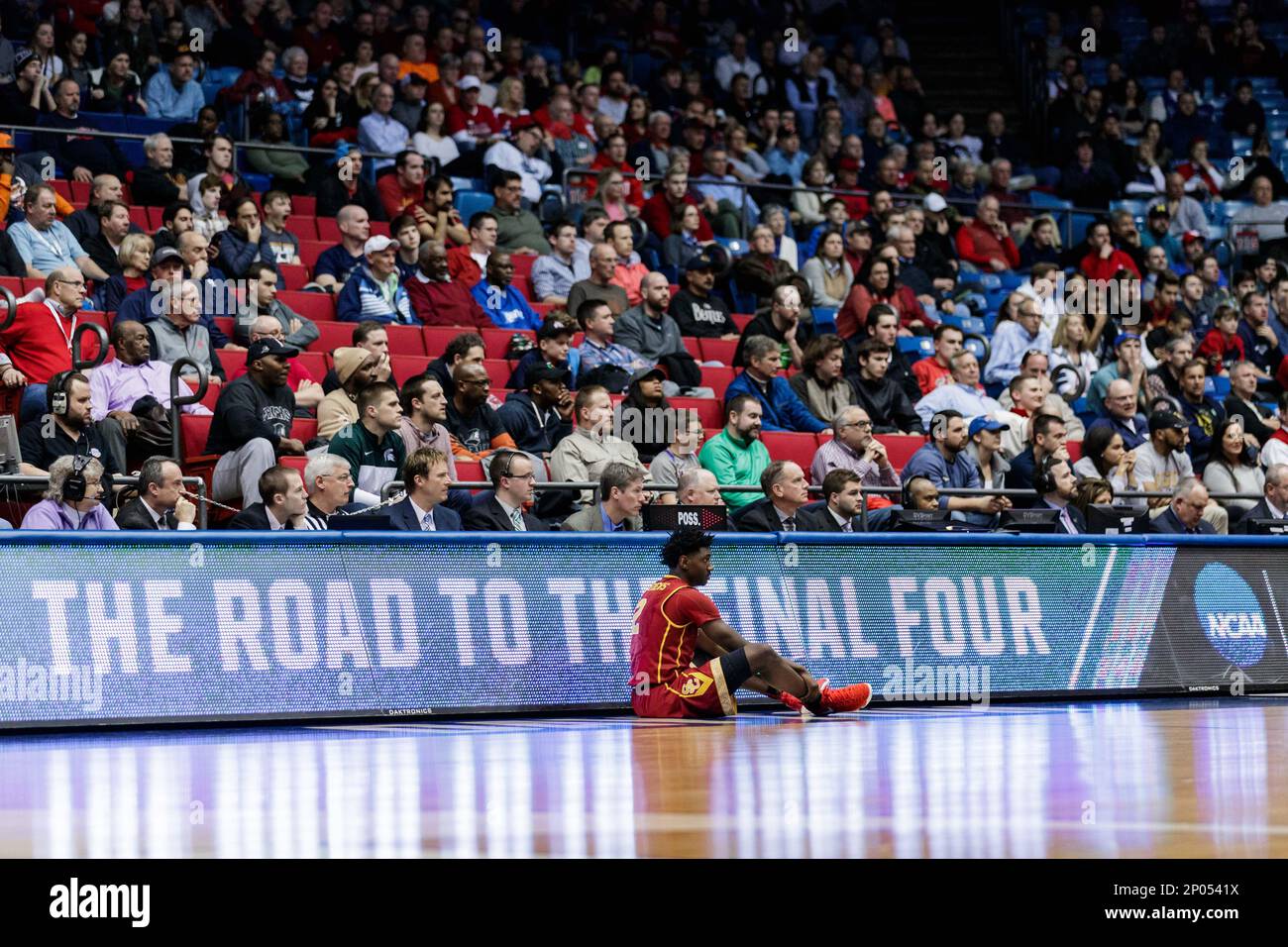March 15th, 2017: USC Trojans guard Jonah Mathews (2) waits to play ...
