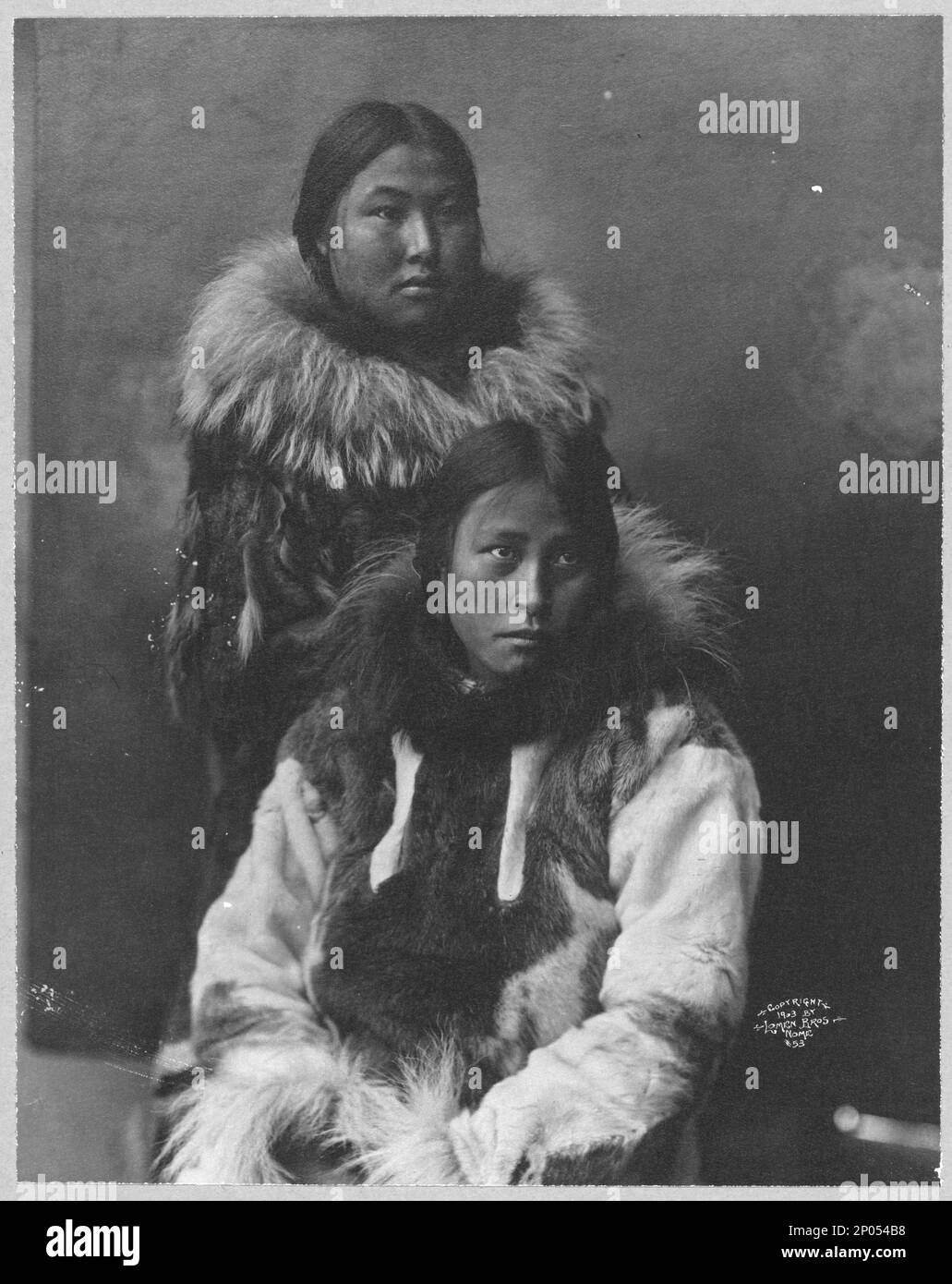 Two Eskimo women posing. Frank and Frances Carpenter collection , Gift ...