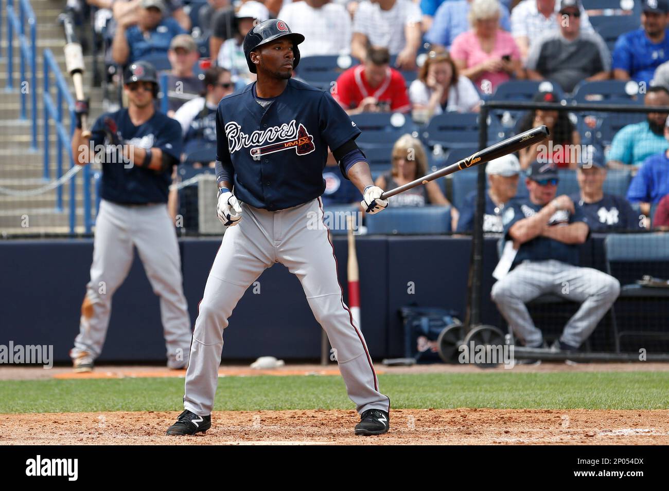 TAMPA, FL - MARCH 12: Atlanta Braves second baseman Travis Demeritte ...