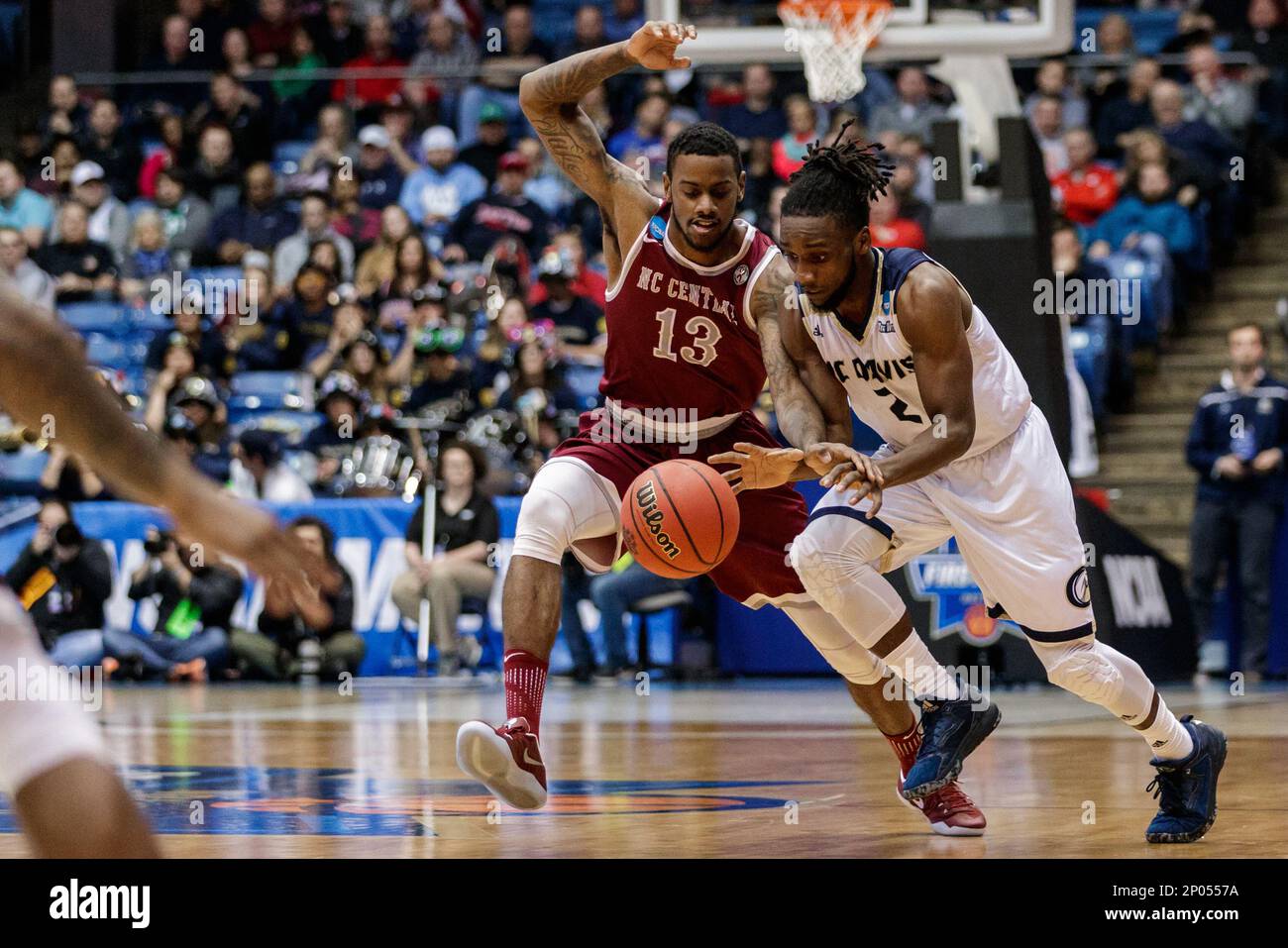March 15th, 2017: UC Davis Aggies guard Darius Graham (2) has the ball ...