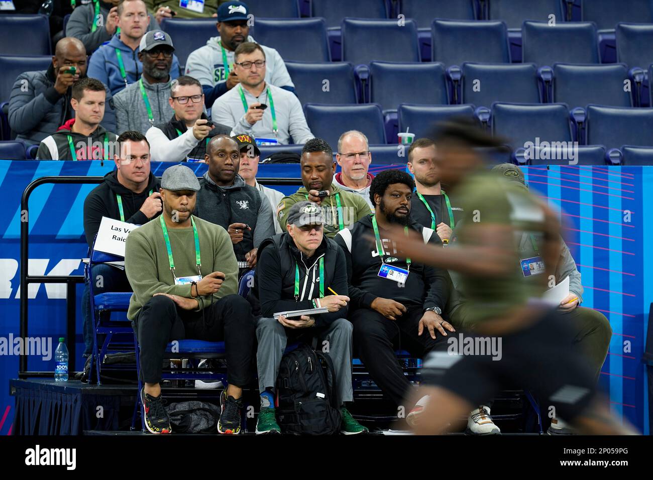 Arizona State defensive lineman Nesta Silvera runs a drill at the NFL ...