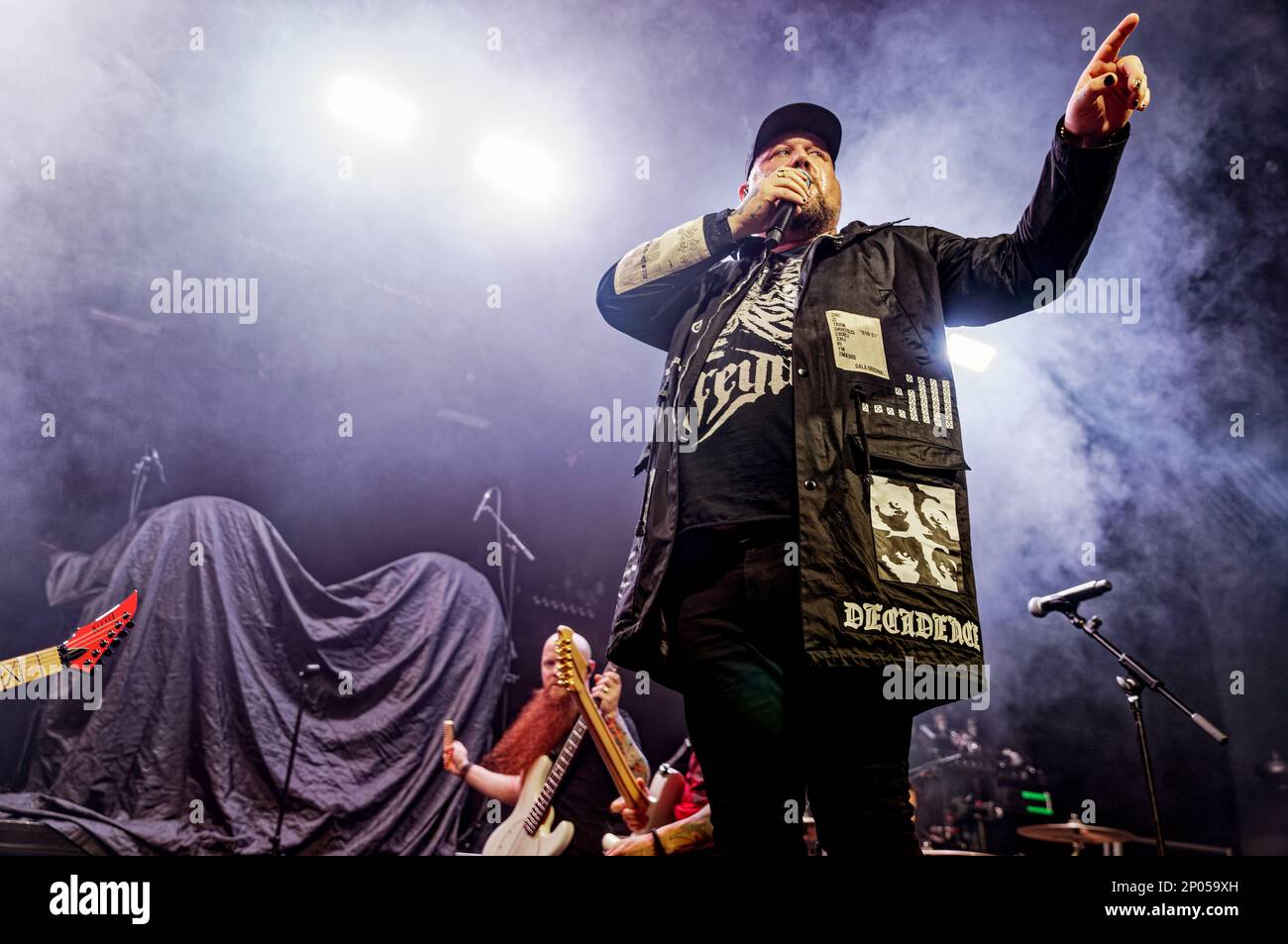 March 1, 2023: Brandon Saller of US heavy Rock band Atreyu Live at ...