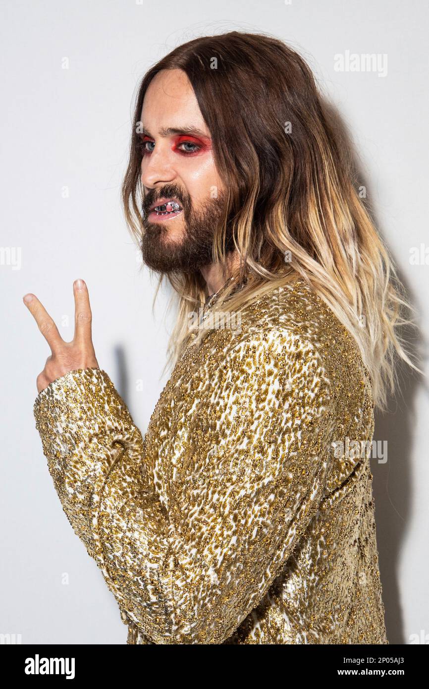 Jared Leto attends the Givenchy Fall/Winter 2023-2024 ready-to-wear ...