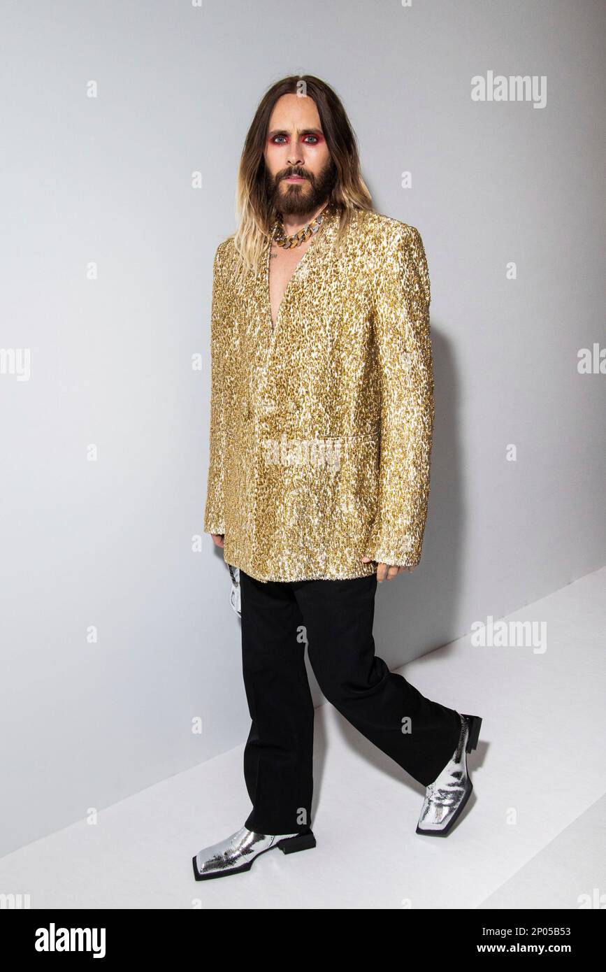 Jared Leto attends the Givenchy Fall/Winter 2023-2024 ready-to-wear ...