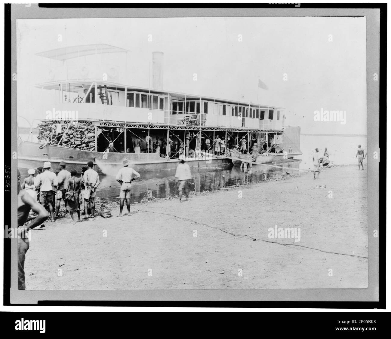 Steamboat on the Luaboda. Frank and Frances Carpenter Collection ...