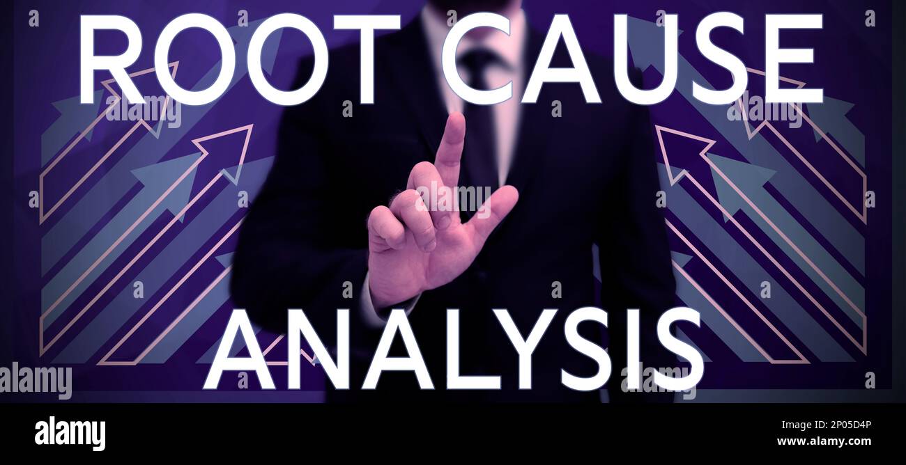 Conceptual caption Root Cause Analysis. Business overview Method of Problem Solving Identify ...