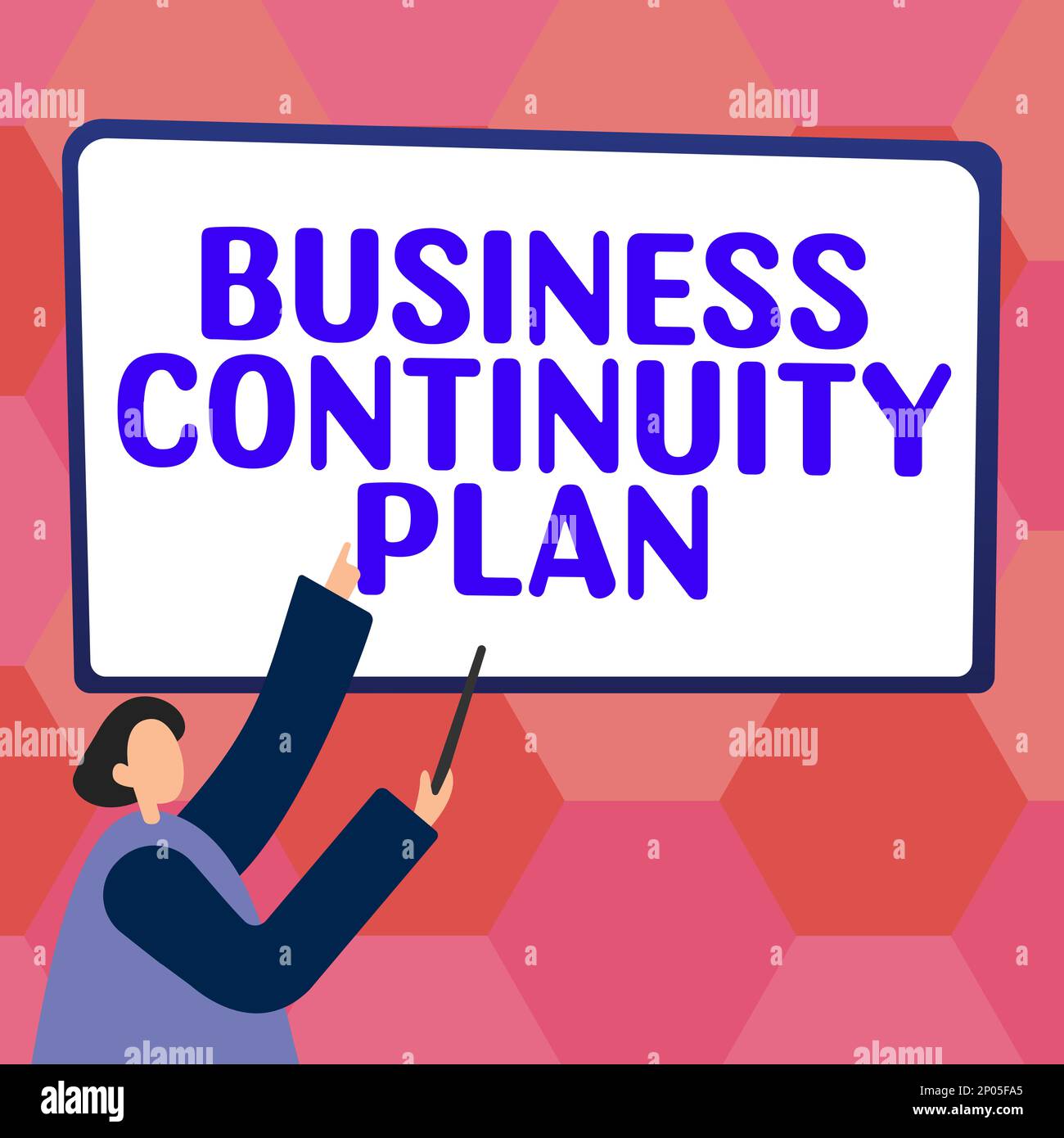 Text caption presenting Business Continuity Plan. Concept meaning ...