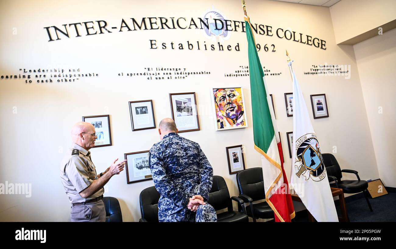 Inter-American Defense College Leadership welcomed General de Ala DEMA ...