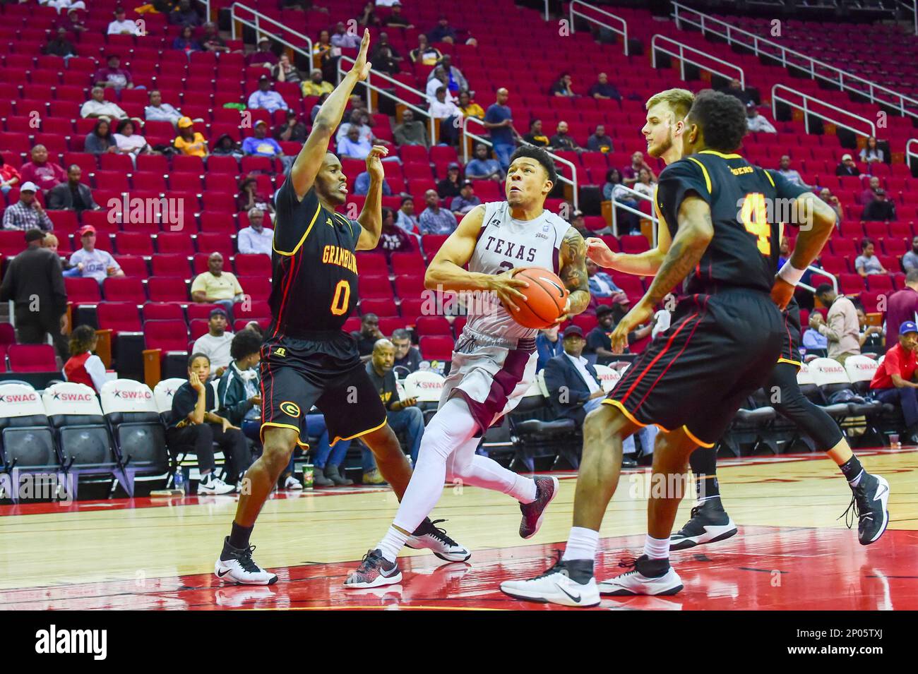 HOUSTON, TX - MARCH 10: Texas Southern Tigers guard Zach Lofton (2 ...