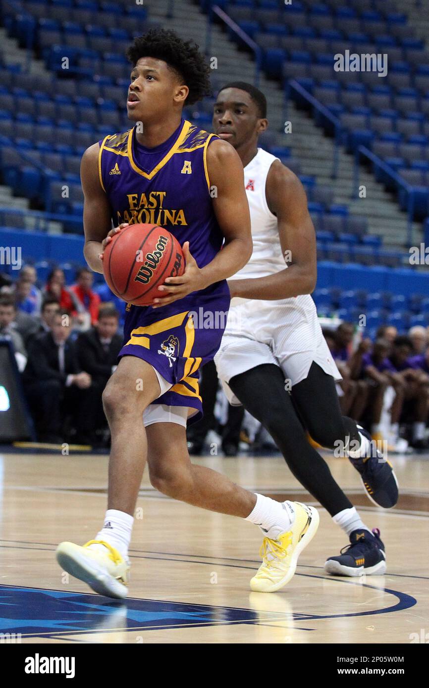 HARTFORD, CT - MARCH 10: East Carolina Pirates guard Jeremy Sheppard (1 ...