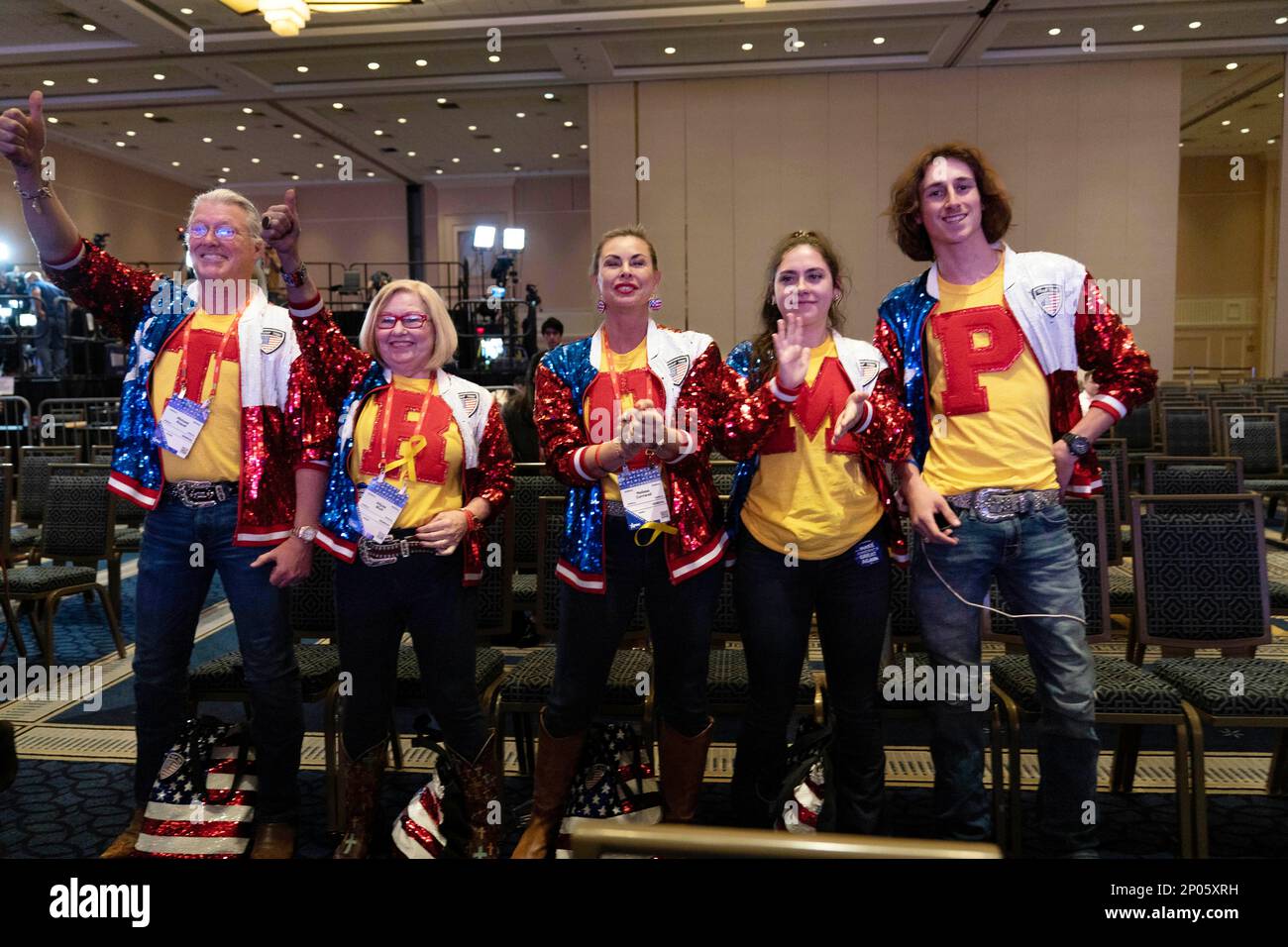 People attending the Conservative Political Action Conference, CPAC ...