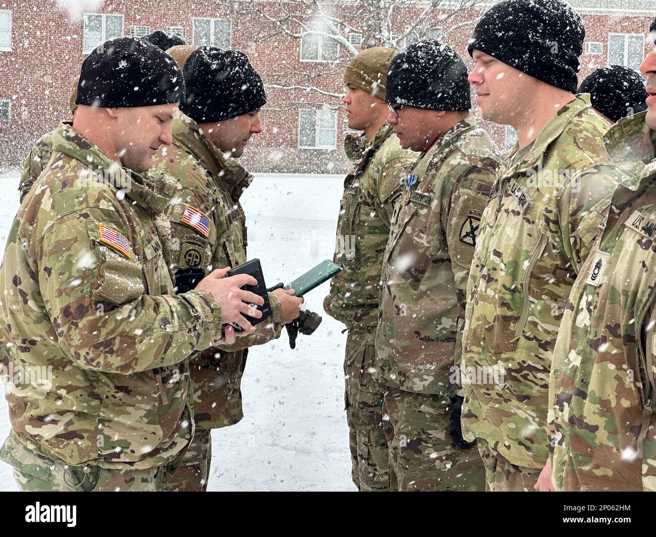Lt. Col. Russell Lemler, battalion commander, and Command Sgt. Maj ...
