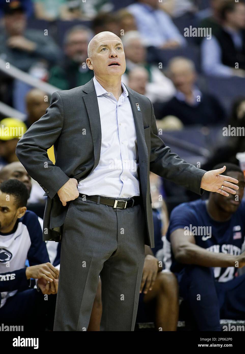 March 9, 2017: Penn State Nittany Lions Head Coach Patrick Chambers ...