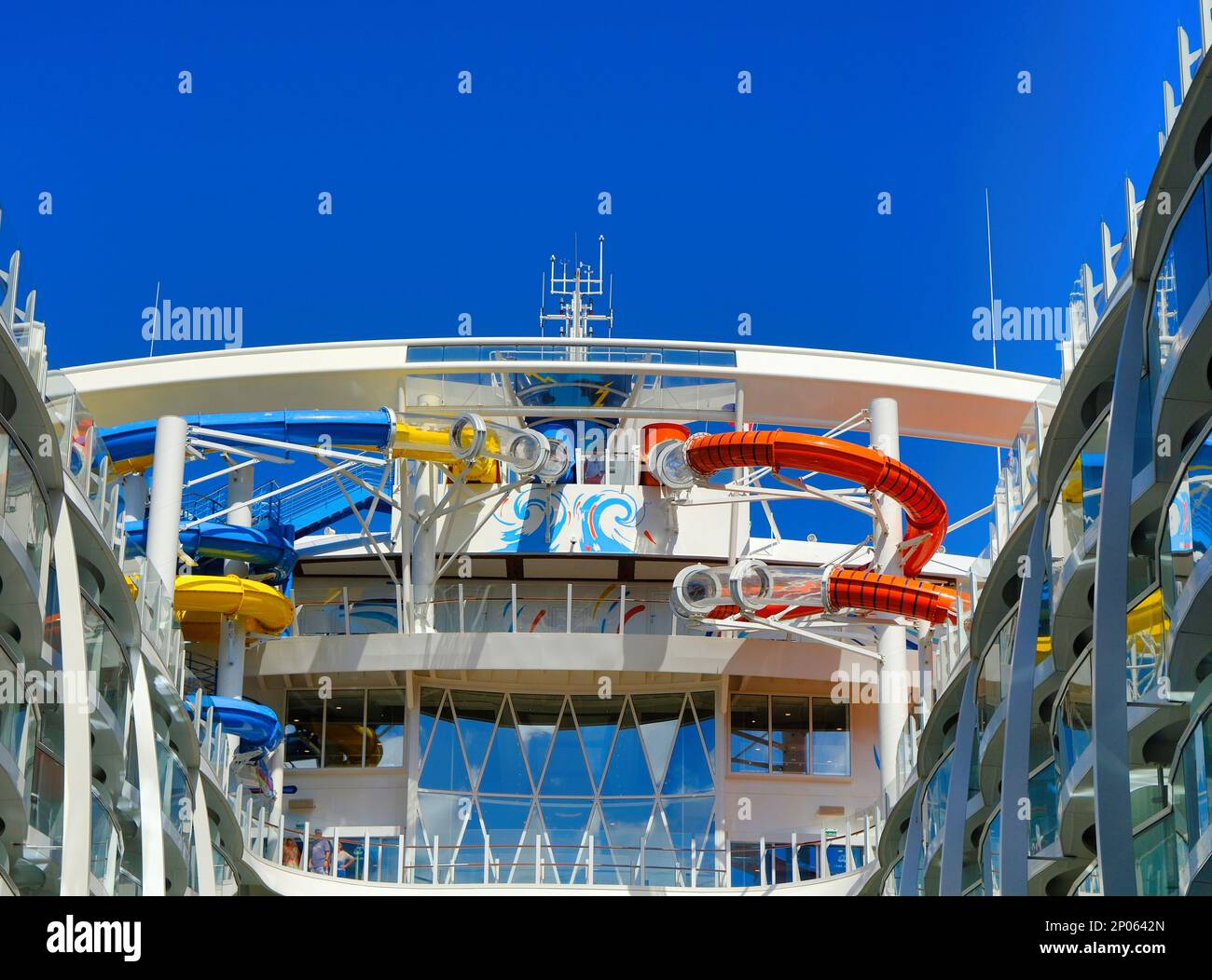 MIAMI, FLORIDA - January 29, 2023: Royal Caribbean operate over 25 ...