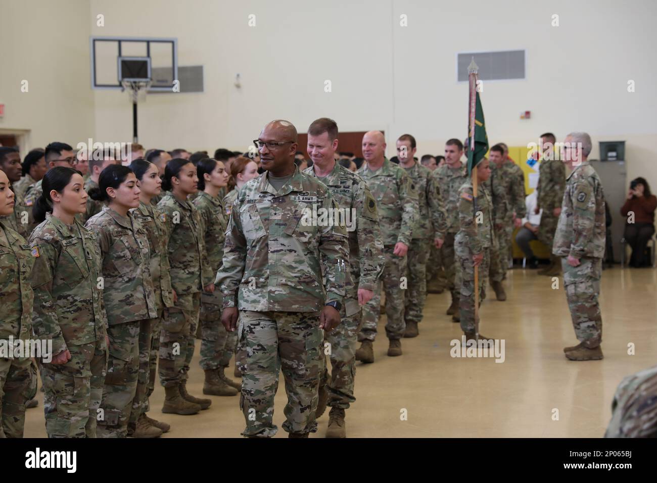 Distinguished members of the Illinois Army National Guard lead by Brig ...