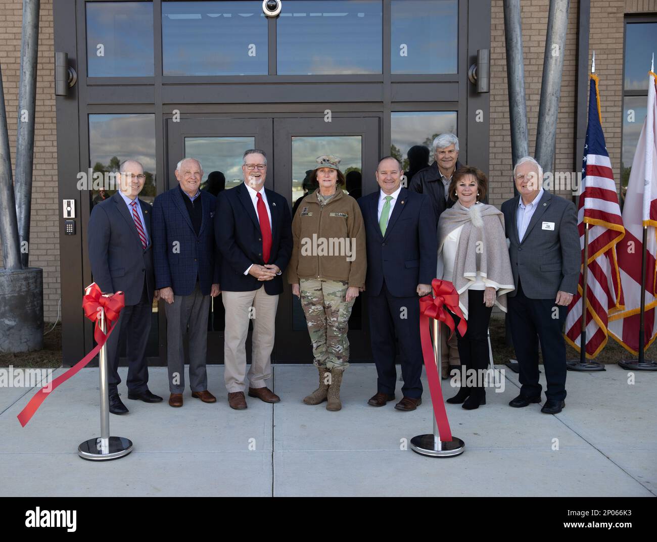 Local legislative members, Mayor of Foley Ralph Hellmich (left center ...