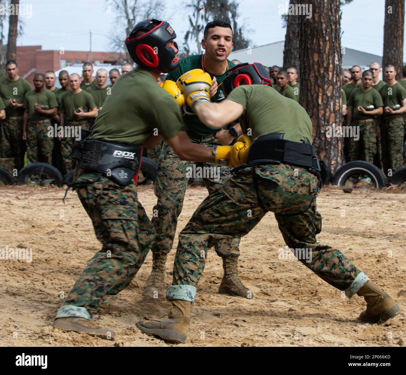Recruits with Hotel Company, 2nd Recruit Training Battalion ...