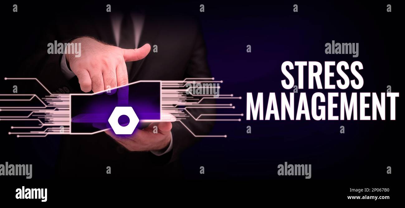 Inspiration showing sign Stress Management. Word for learning ways of ...