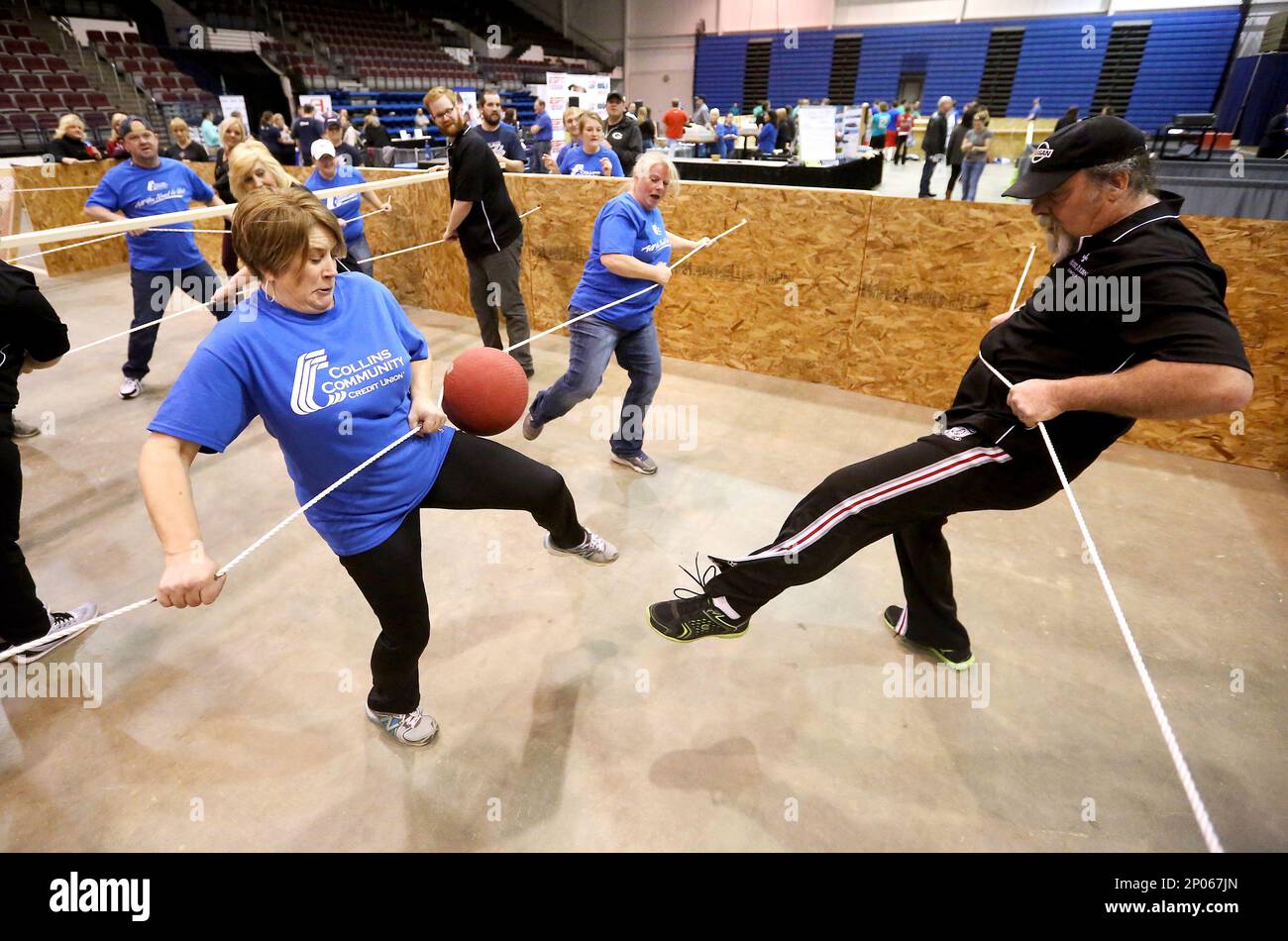 In this Tuesday, March 7, 2017 photo, Robin McEnany, left, Lisa Bodnar ...