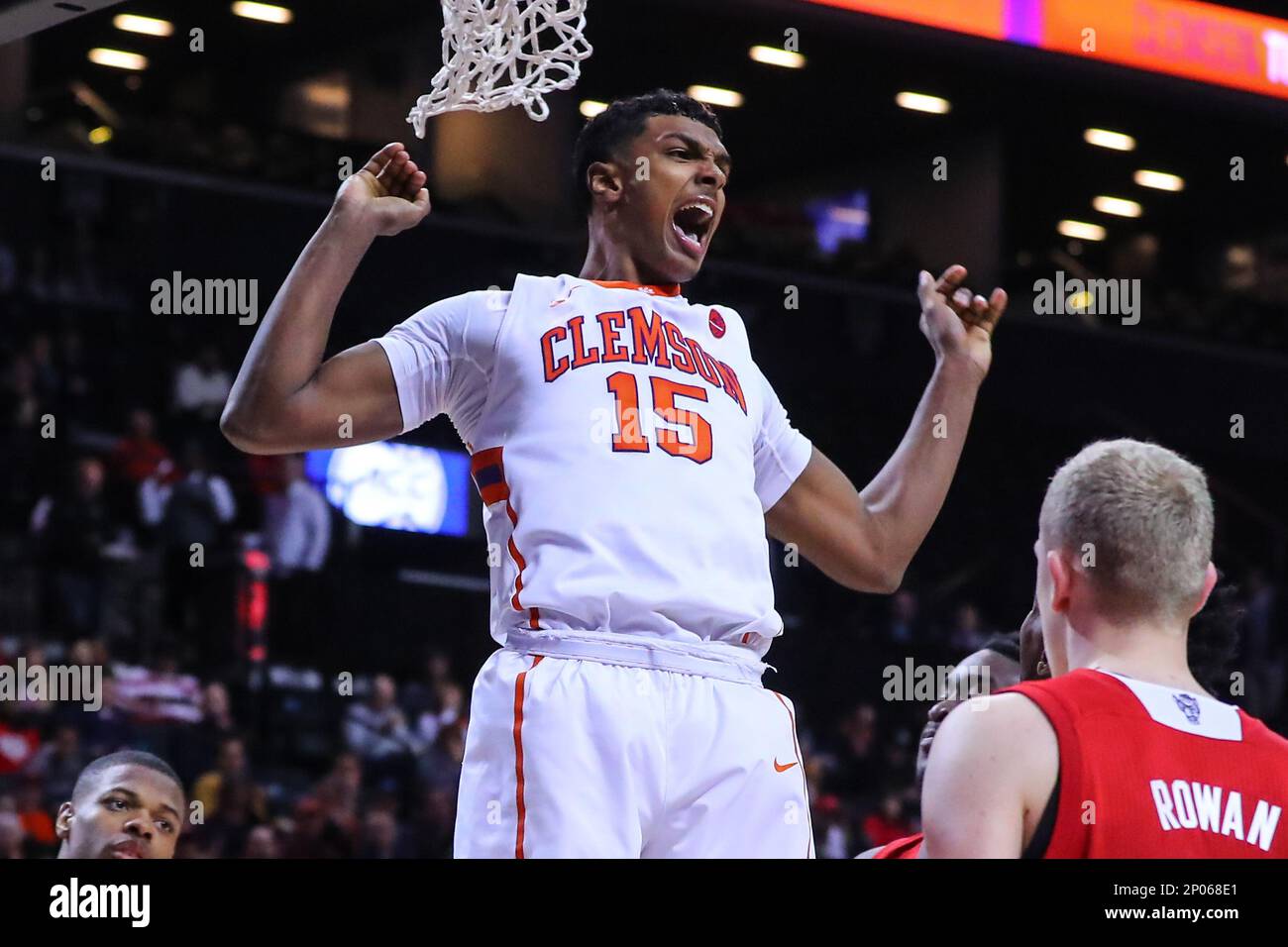 BROOKLYN, NY - MARCH 07: Clemson Tigers forward Donte Grantham (15 ...