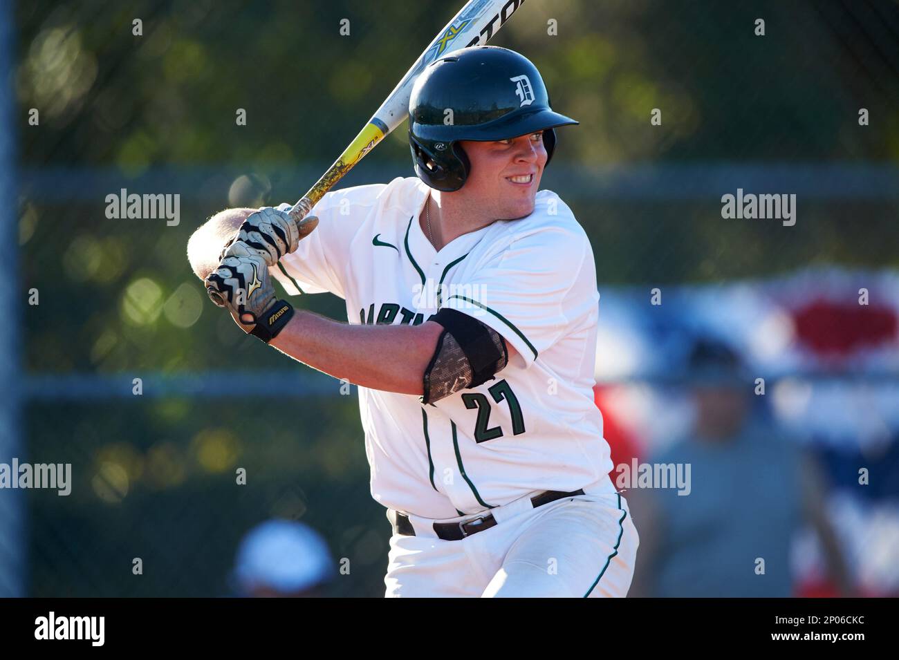 Dartmouth Big Green first baseman Michael Ketchmark (27) at bat during ...
