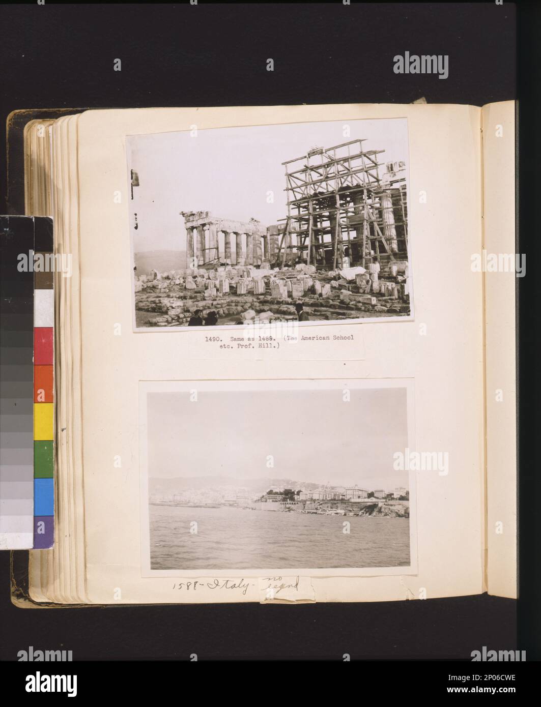 Retouching the Parthenon (The American School etc. Prof. Hill) Italy ...
