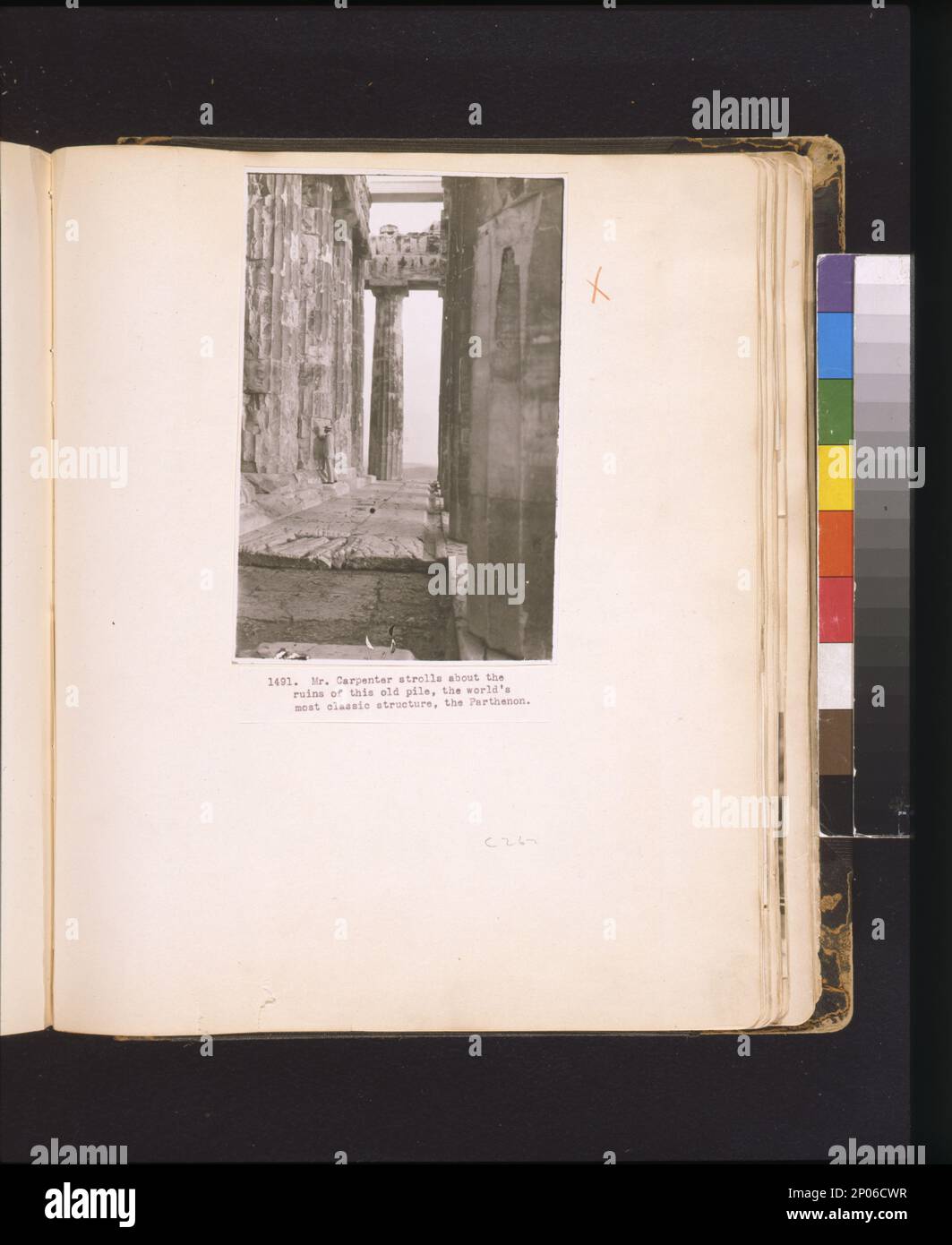 Mr. Carpenter strolls about the ruins of this old pile, the world's ...