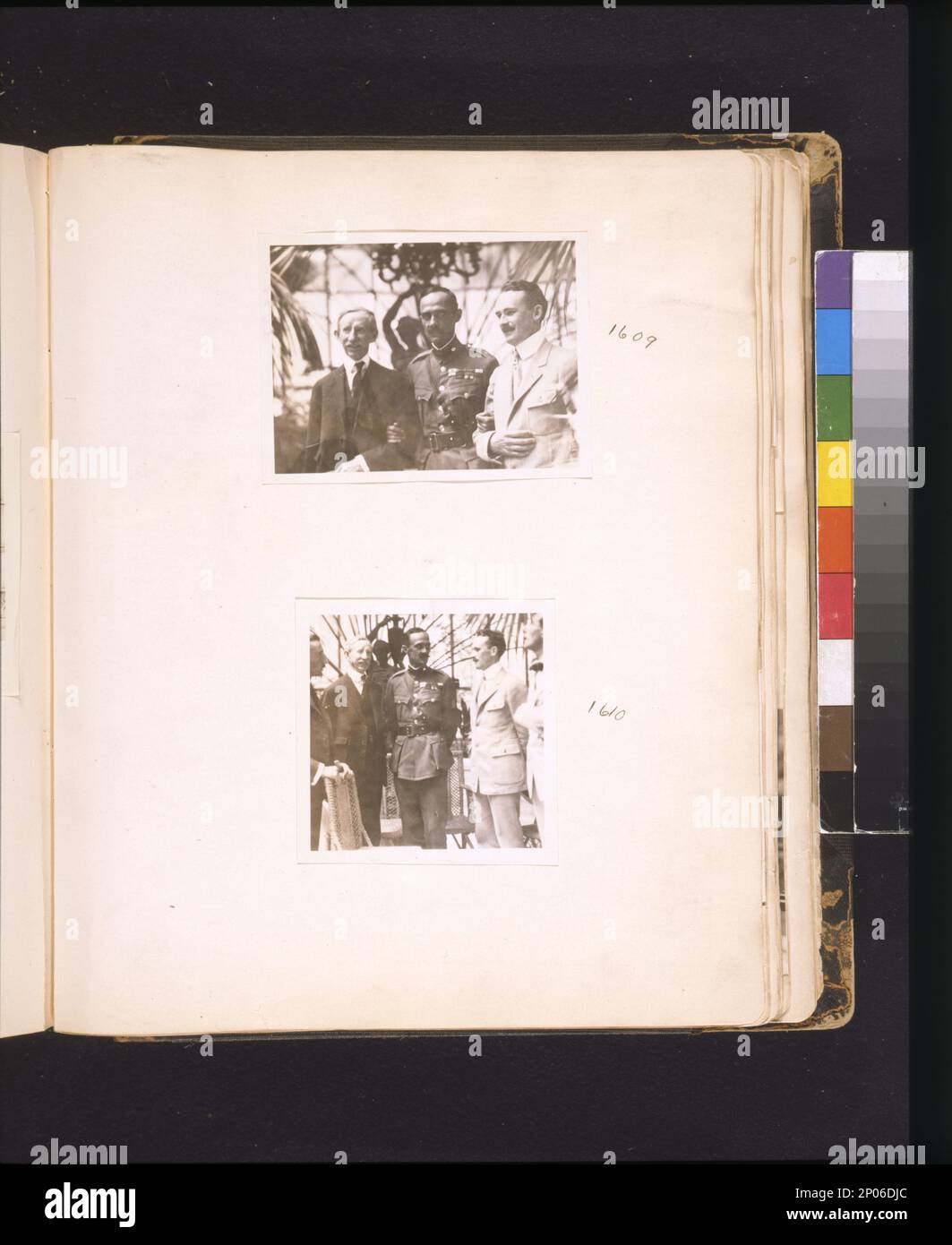 Frank Carpenter with Greek men in military uniforms and suits. Frank ...