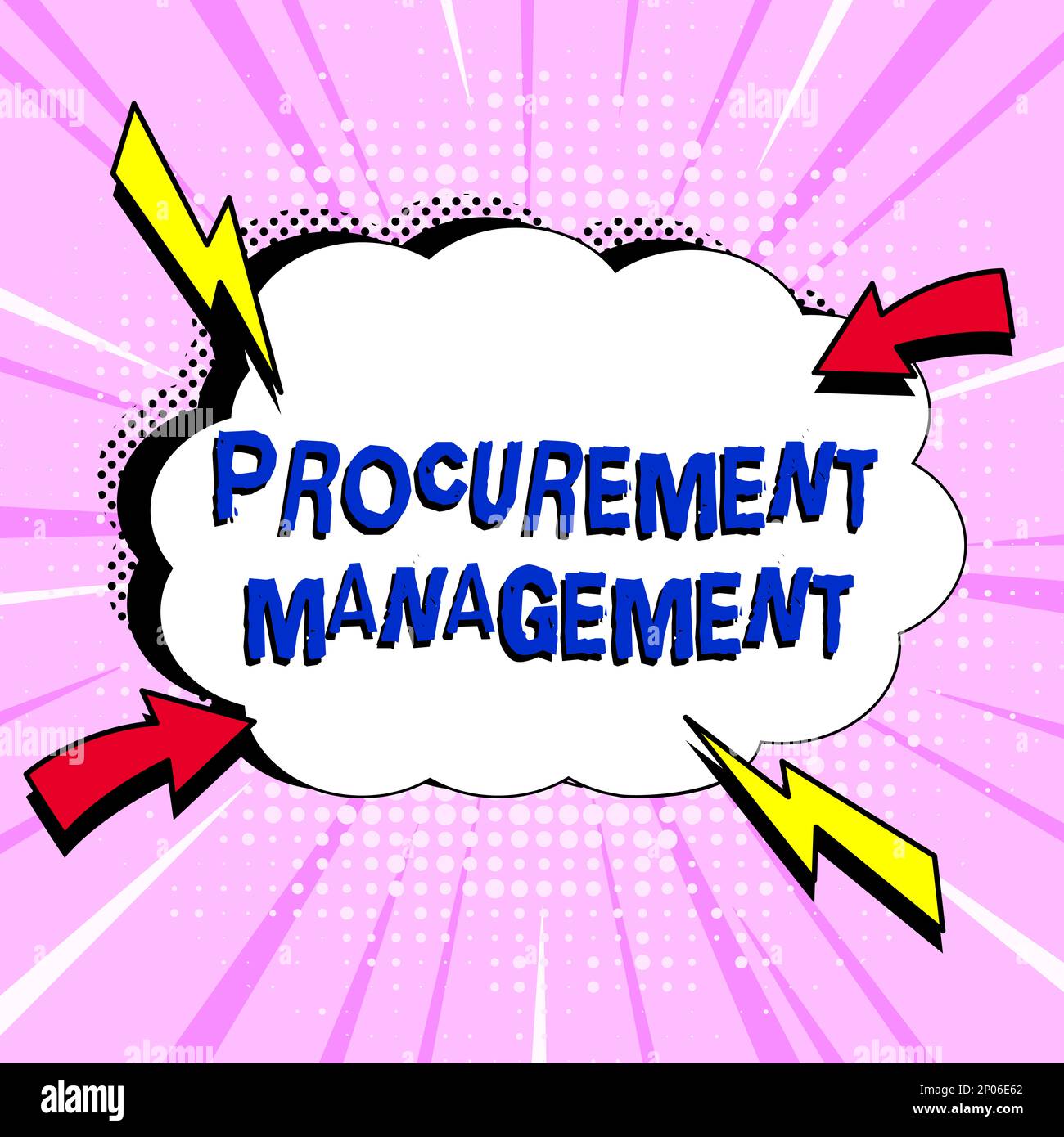 Hand writing sign Procurement Management. Business idea buying Goods ...