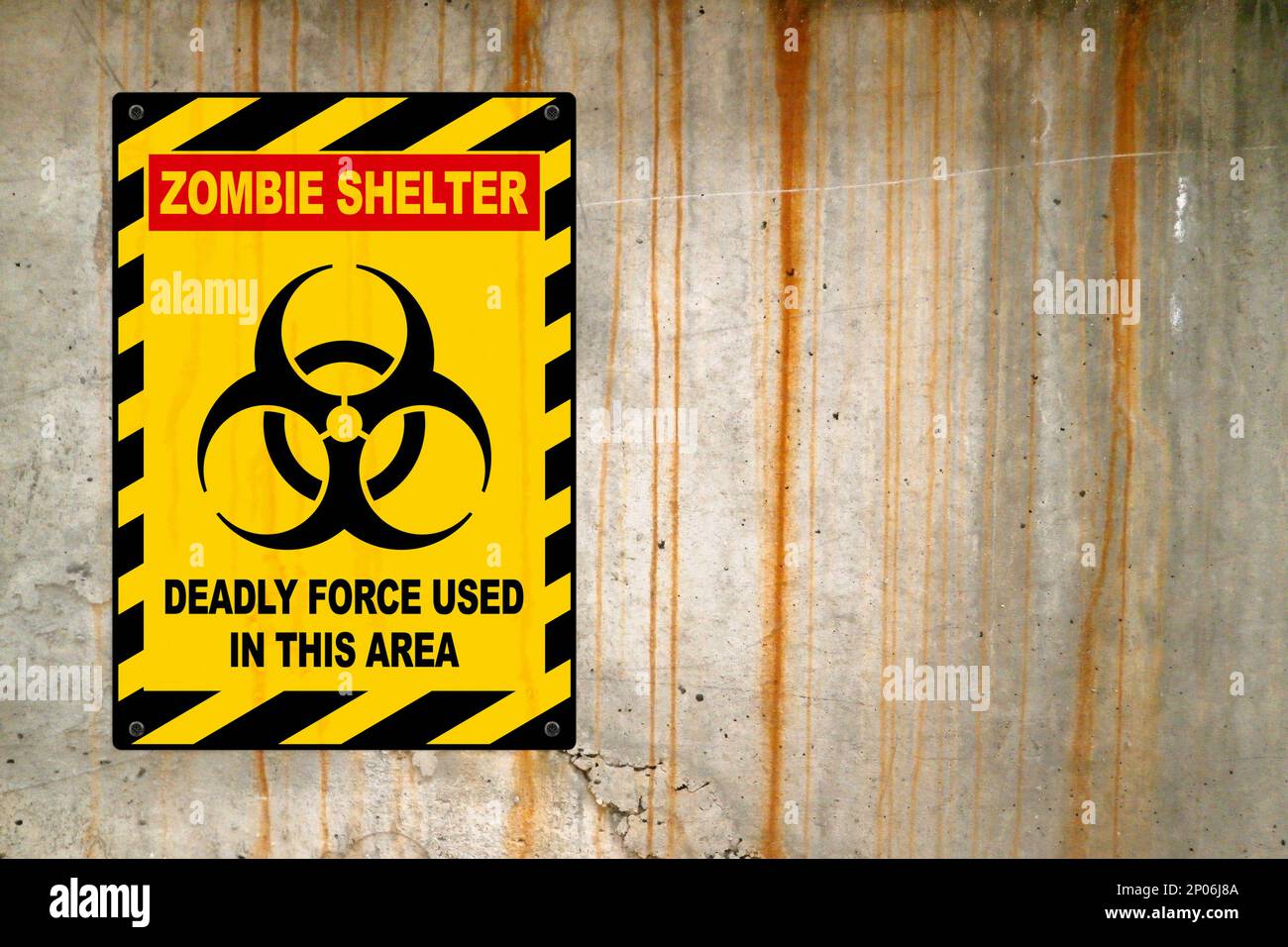 Funny Zombie Signs Wallpaper