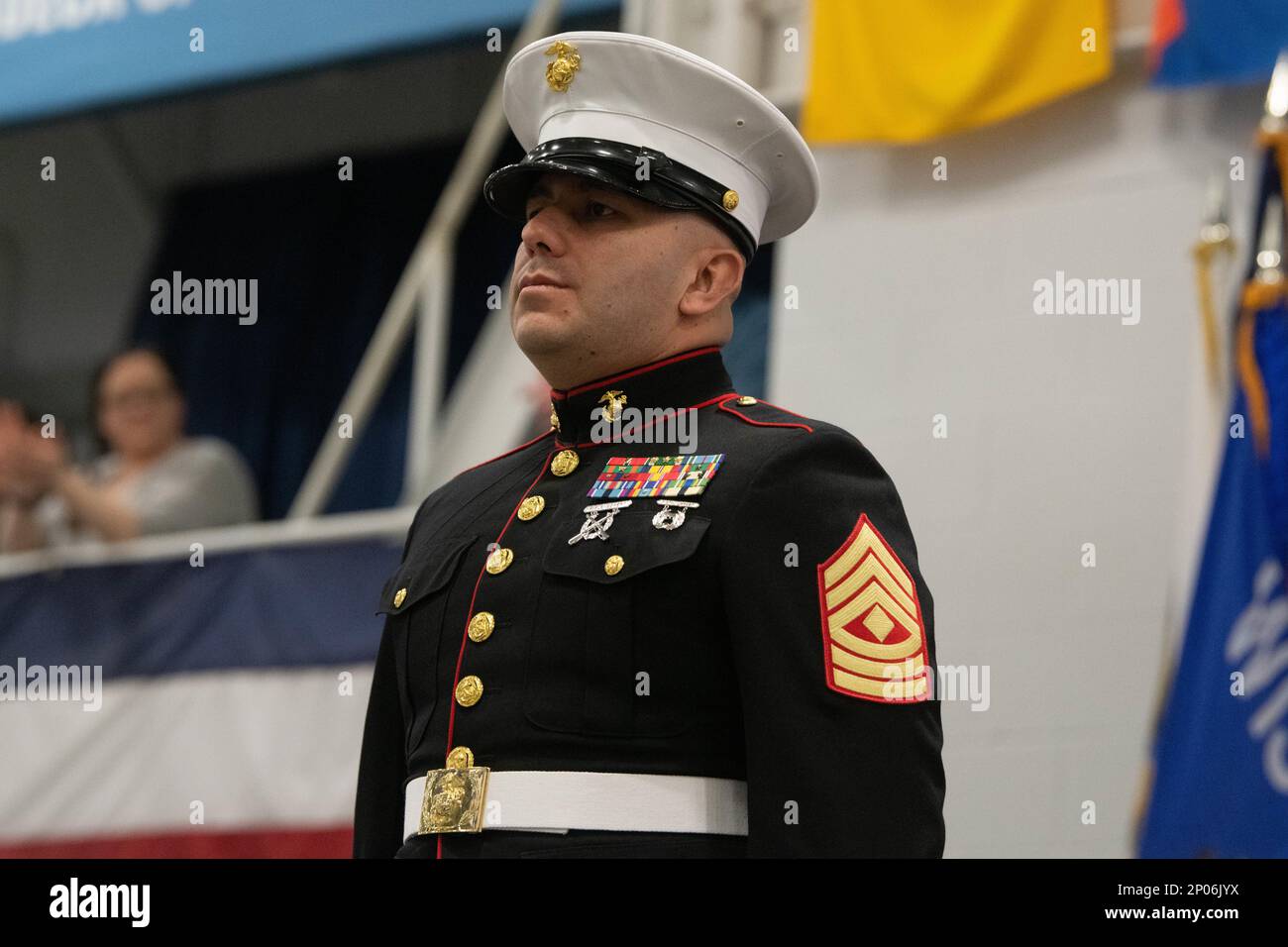 Pass in Review at U.S. Navy Recruit Training Command. More than 40,000 ...