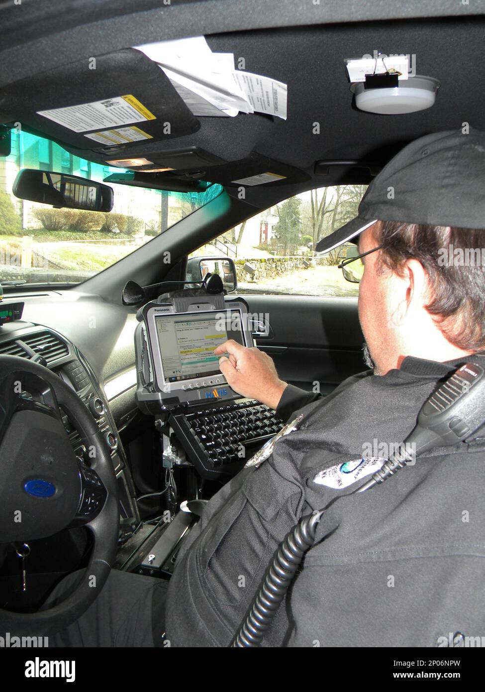 In a March 1, 2017 photo, Shepherdstown Police patrolman Michael Moats ...