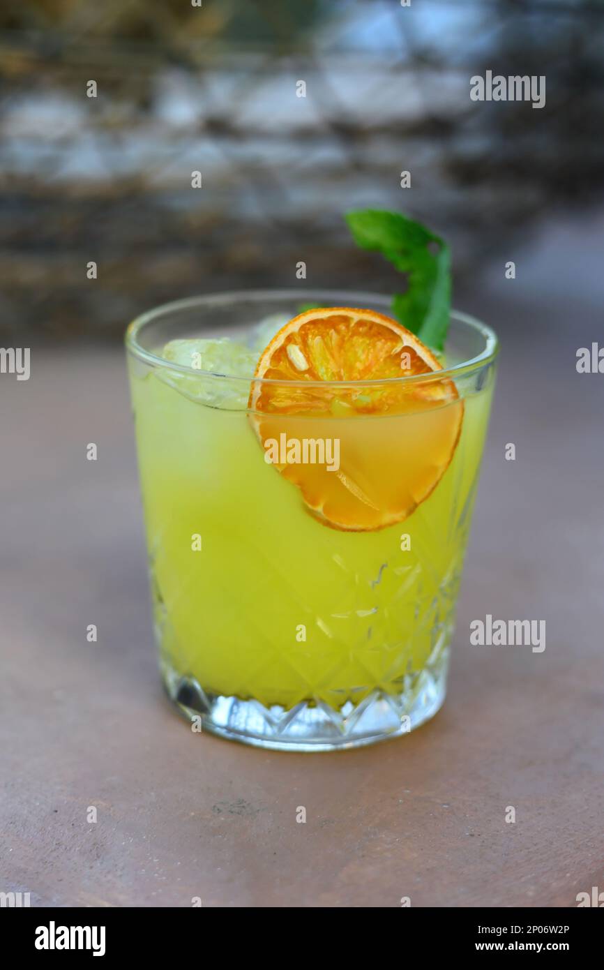 The traditional Turkish drink, new raki(yeni rakı) , is prepared for a ...