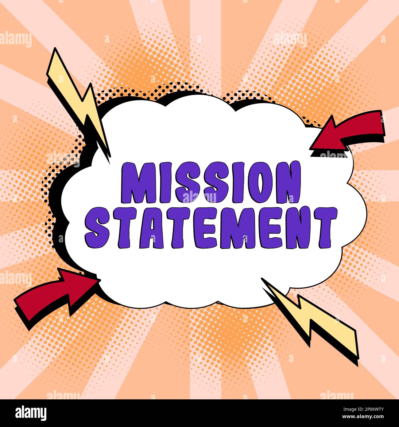 Conceptual caption Mission Statement. Word Written on Formal summary of ...