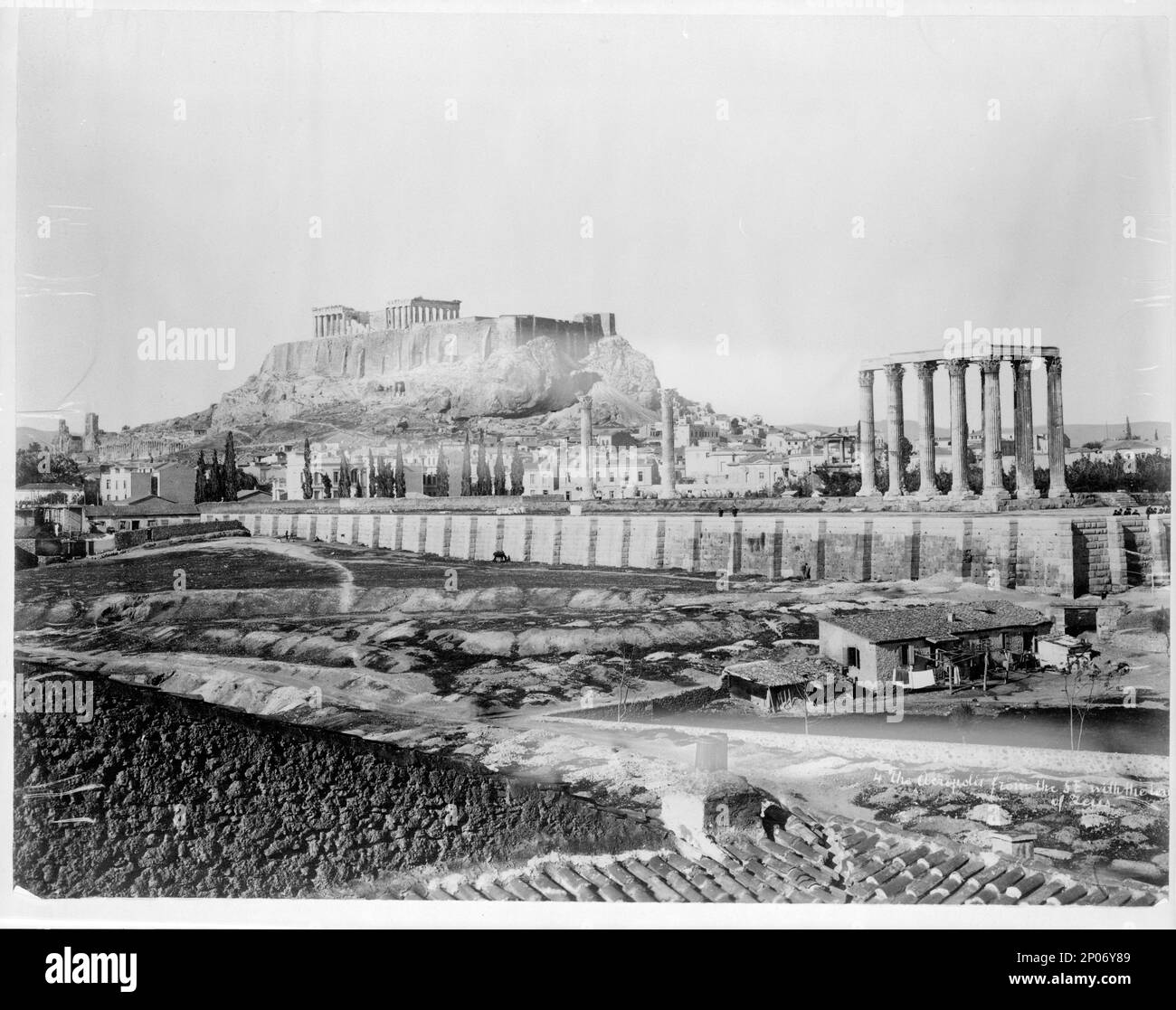 Greece - Athens - The Parthenon - far view, from southeast. Frank and ...