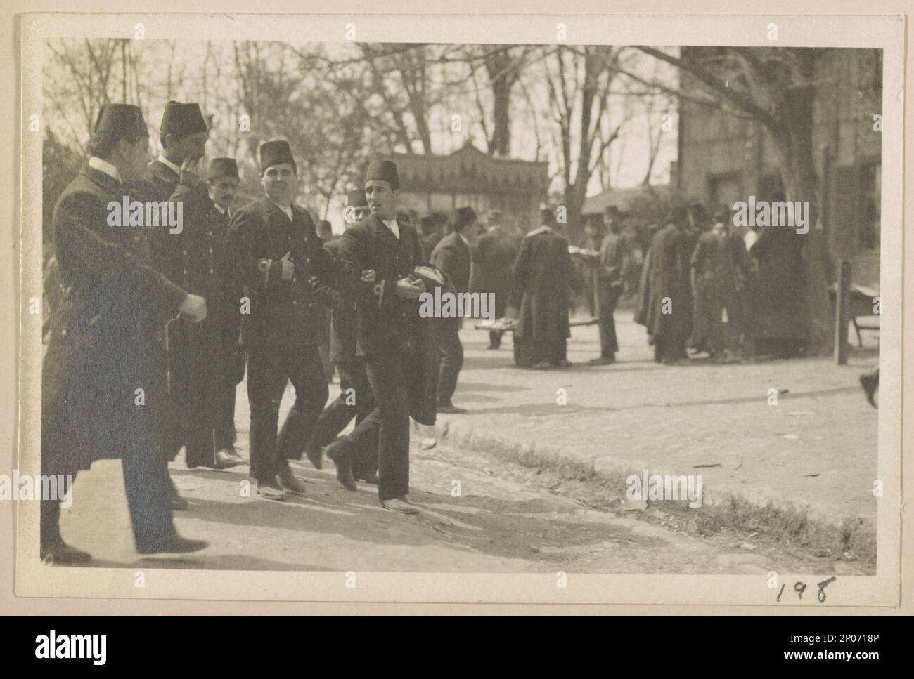 Government officials at San Stefano (Yeşilköy), Turkey. orms part of ...